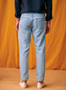 Pantalon Swan - Denim Clair - Coton - Octobre Éditions