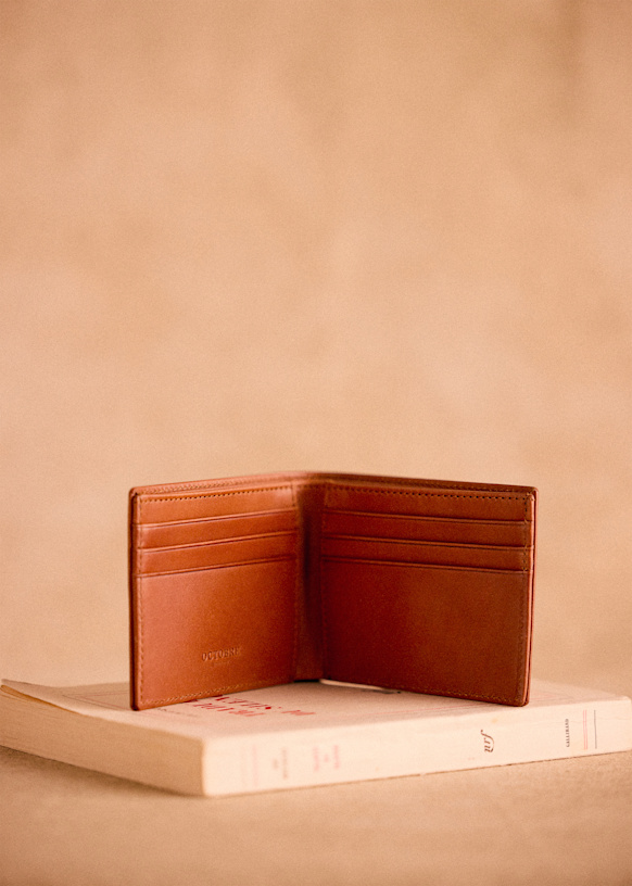 Chris Wallet - Cognac - Bovine leather - Sézane