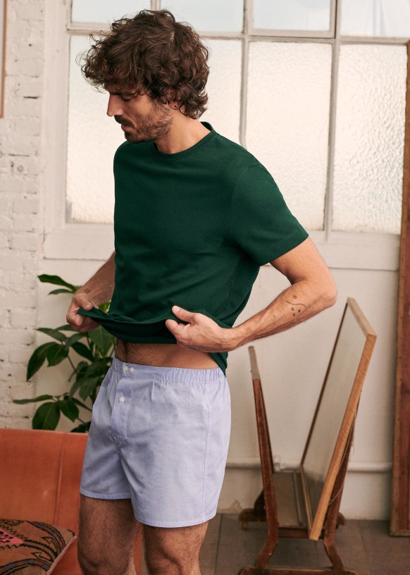 Rodney Boxers - Sky Blue - Cotton - Octobre Éditions
