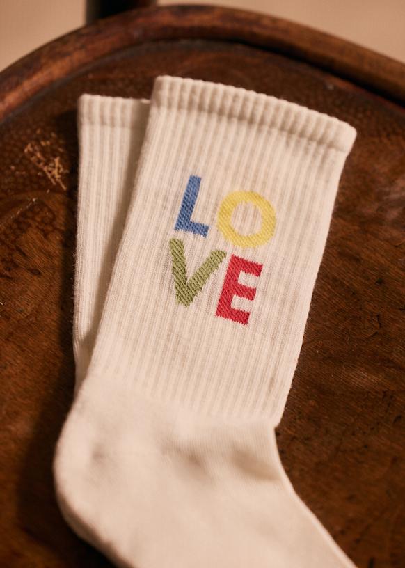 Love Socks - Blue - Organic Cotton - Sézane