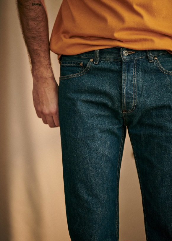 Jean Kurt - Bleu Denim - Coton - Octobre Éditions