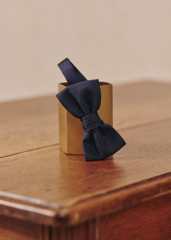 Dan Tie - Navy - Silk - Octobre Éditions