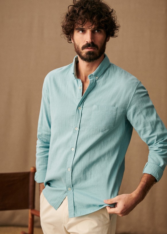 Luke Shirt - White - Cotton - Octobre Éditions