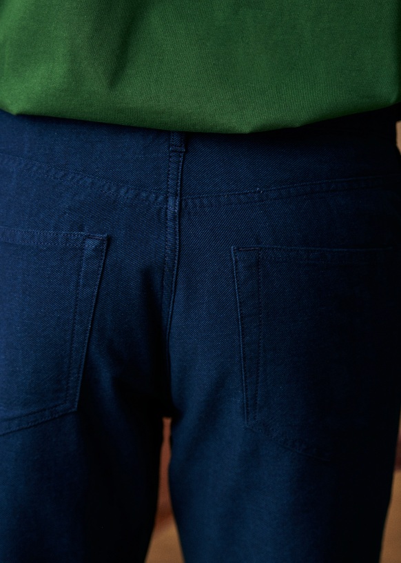 Pantalon Swan - Denim Clair - Coton - Octobre Éditions