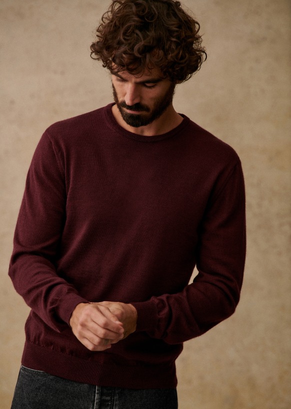 Nils Sweater - Speckled White - Wool - Sézane