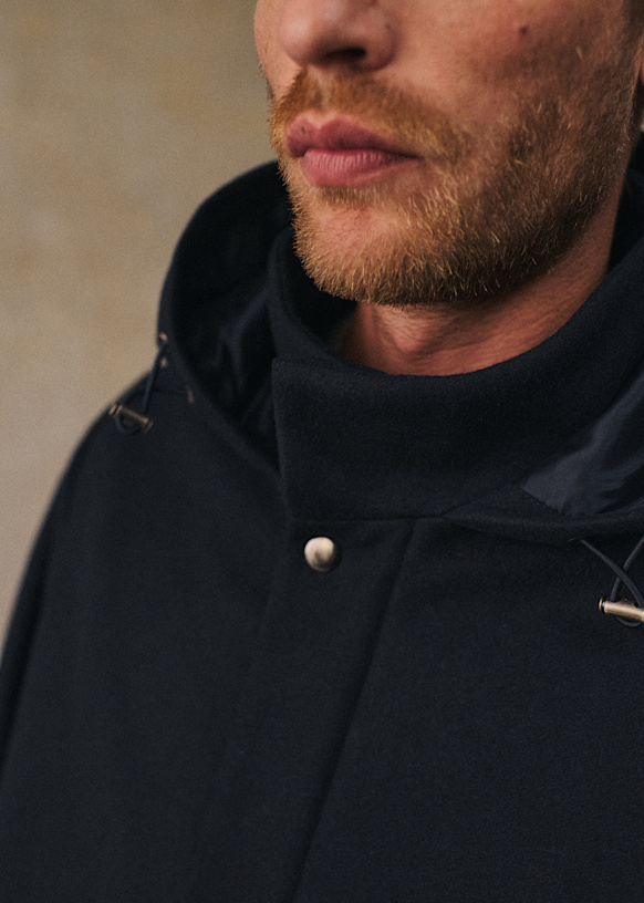 Parka Farlen - Marine - Laine - Octobre Éditions