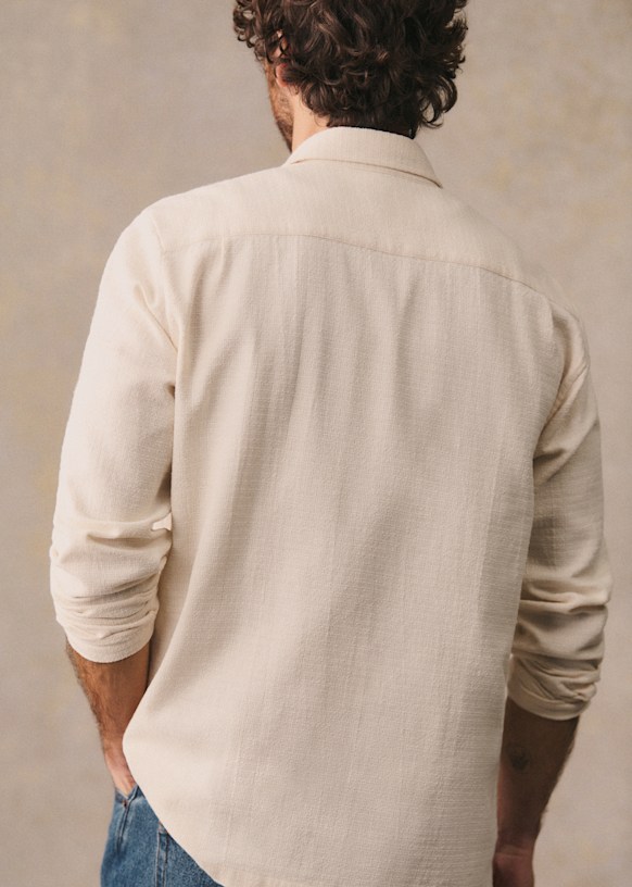 Lamar Overshirt - Ecru - Organic cotton - organic textile - Octobre ...