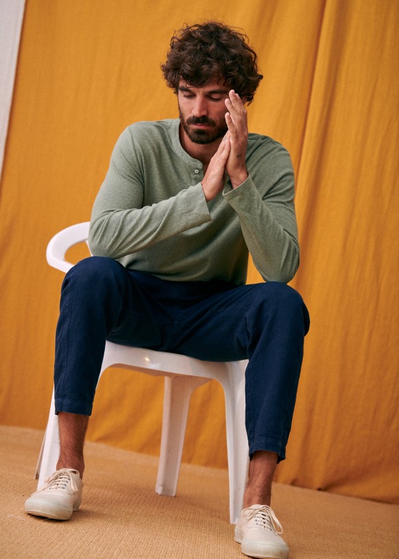 Gordon T-shirt - Green - Cotton - Sézane