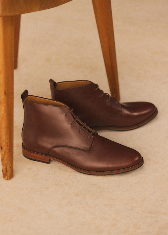 Chukka John Boots - Camel Traditional Leather - Bovine leather - Sézane