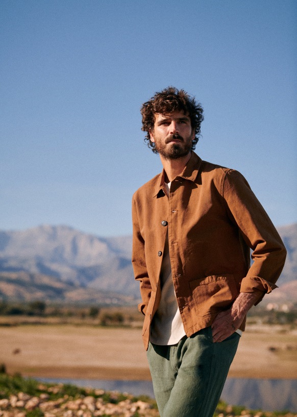 Tim Jacket - Green - Organic Cotton - Octobre Éditions