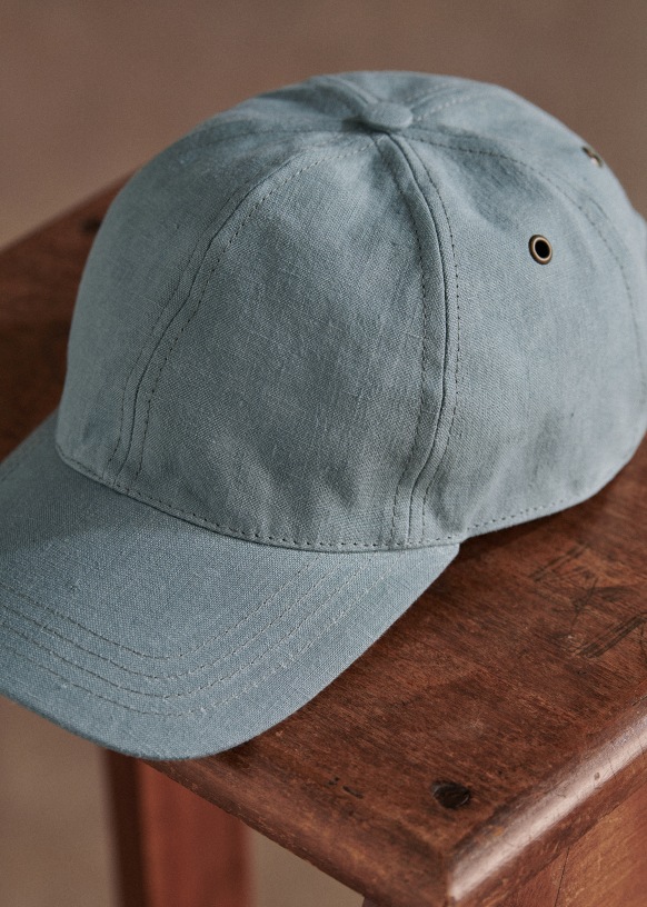 Chase Linen cap - Natural - Linen - Octobre Éditions