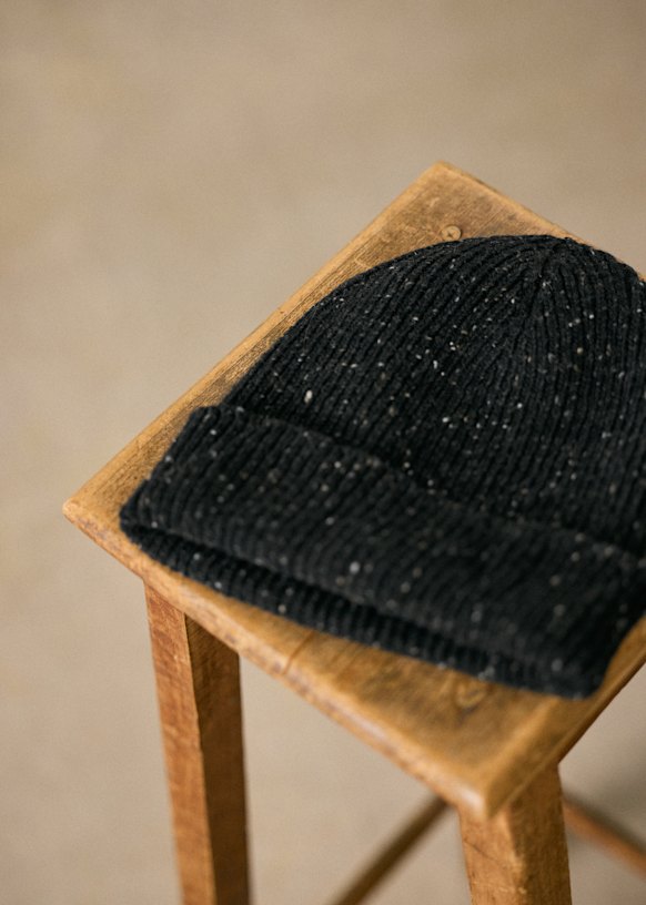 Mallord Hat - Heather Black - Wool - Sézane