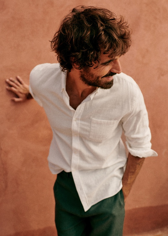 Luke Shirt - White - Cotton - Sézane