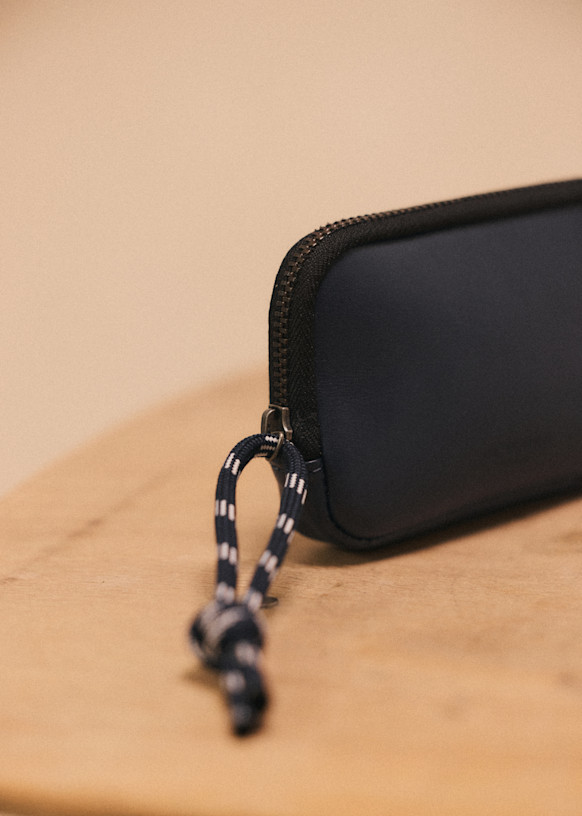 Cadell Coin Case - Navy - Leather - Octobre Éditions