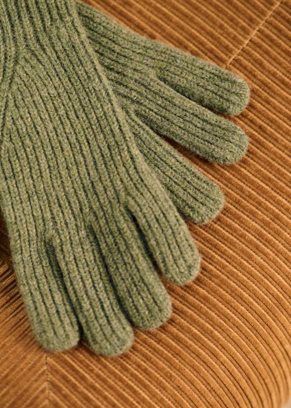 Kern Gloves - Sage Green - Wool - Sézane