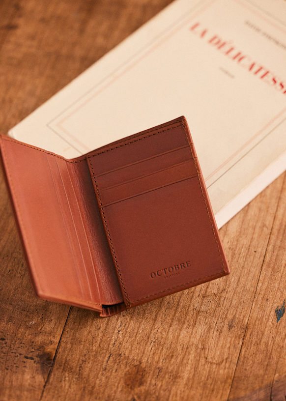 Tarjeteros Monkley - Cámel - Piel - Sézane