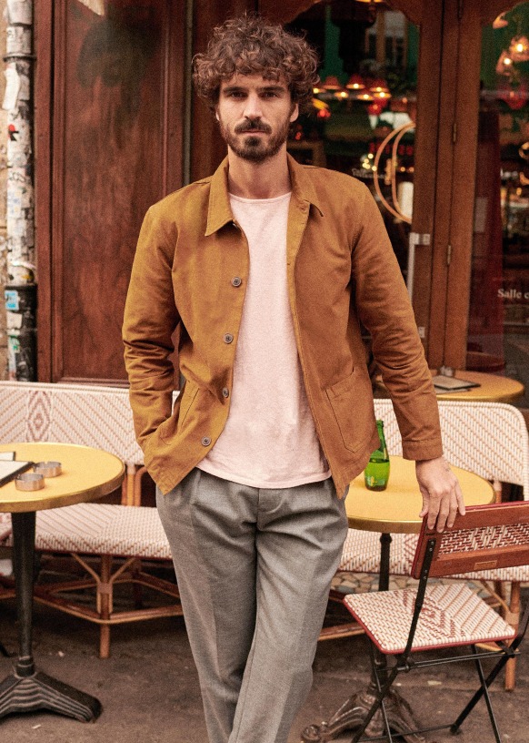 Tim Jacket - Light Brown - Organic Cotton - Octobre Éditions