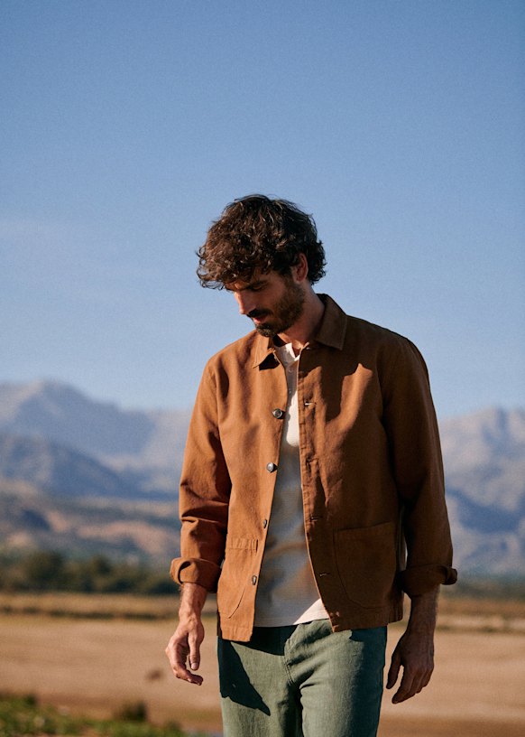 Casaco Tim - Castanho claro - Sézane