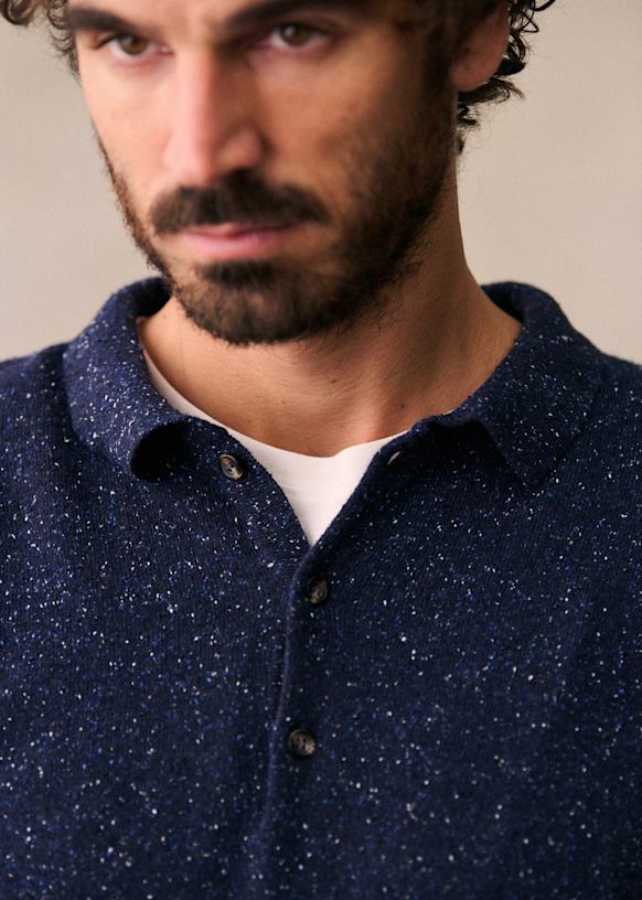 Mike Sweater - Speckled brown - Wool - Octobre Éditions