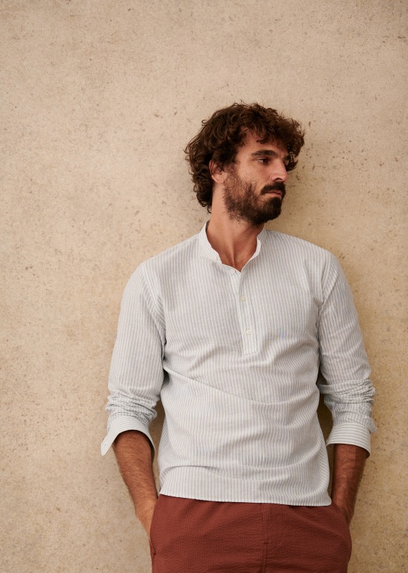 Buster Shirt - White - Cotton - Octobre Éditions