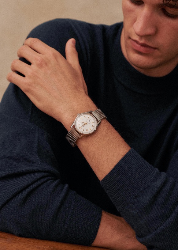 Himalaya Lip x Octobre Flexo Watch - Silver - Octobre Éditions