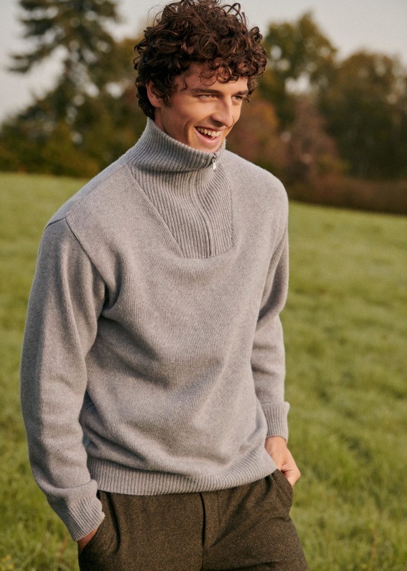 Berwick Sweater - Burgundy - Wool - Sézane