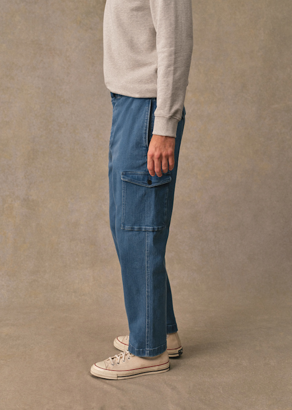 Belan Vintage pants - Bleached Denim - Organic cotton - organic textile ...