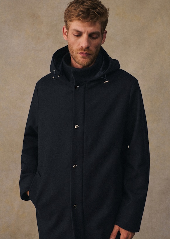 Parka Farlen - Marine - Laine - Octobre Éditions