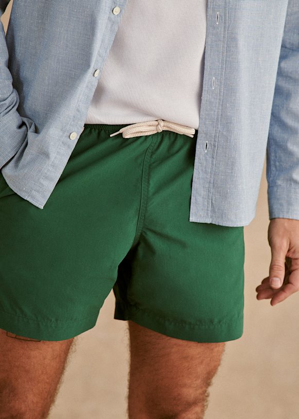 Rob Swim Short - Green - Polyamide - Sézane