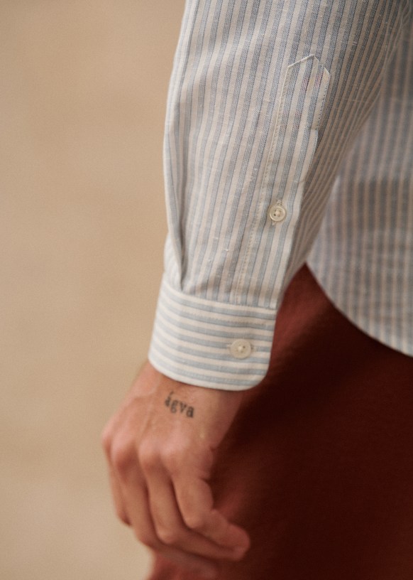 Buster Shirt - White - Cotton - Octobre Éditions