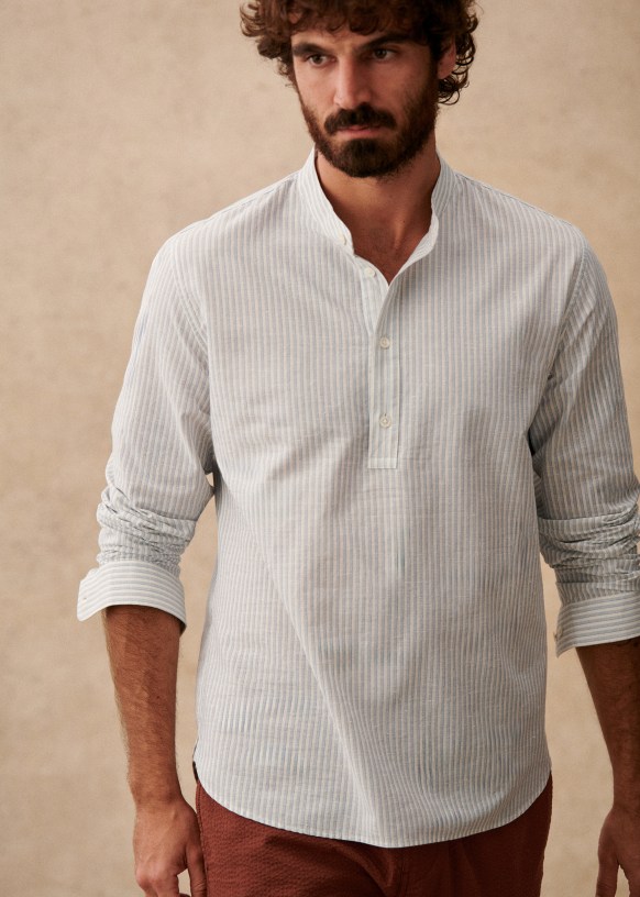 Buster Shirt - White - Cotton - Octobre Éditions