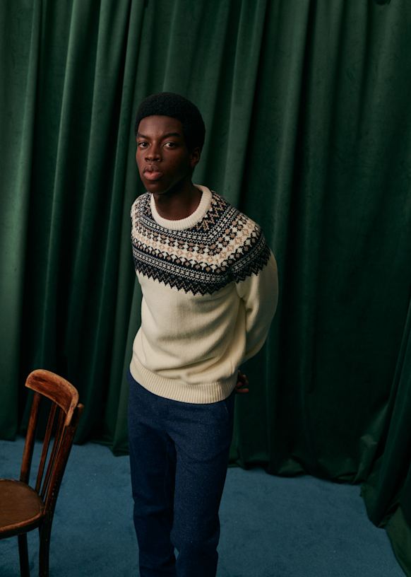 Calum Sweater - Ecru - Wool - Sézane