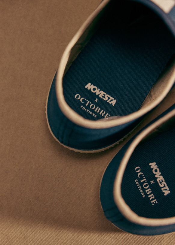 Star Master Novesta x Octobre Editions Baskets - Blue / Creme - Cotton ...