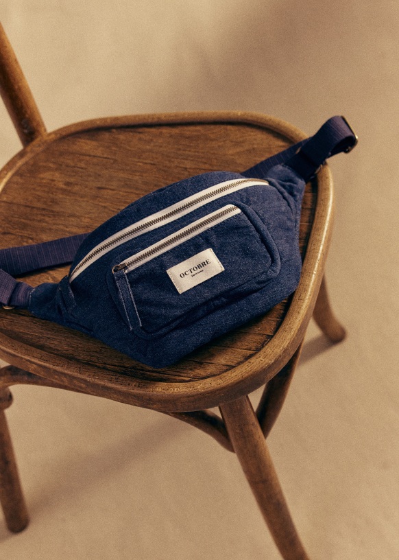 Ember Pouch - Large Khaki Rib - Cotton - Sézane