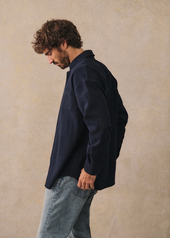 Claggan Denim Shirt - Denim Blue - Lyocell - Octobre Éditions