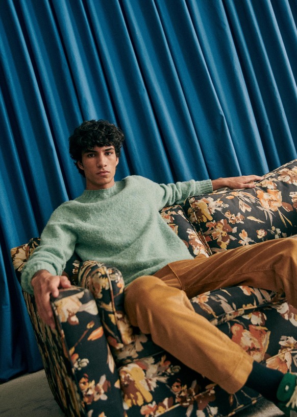 Wesley Sweater - Sea Green - Wool - Sézane