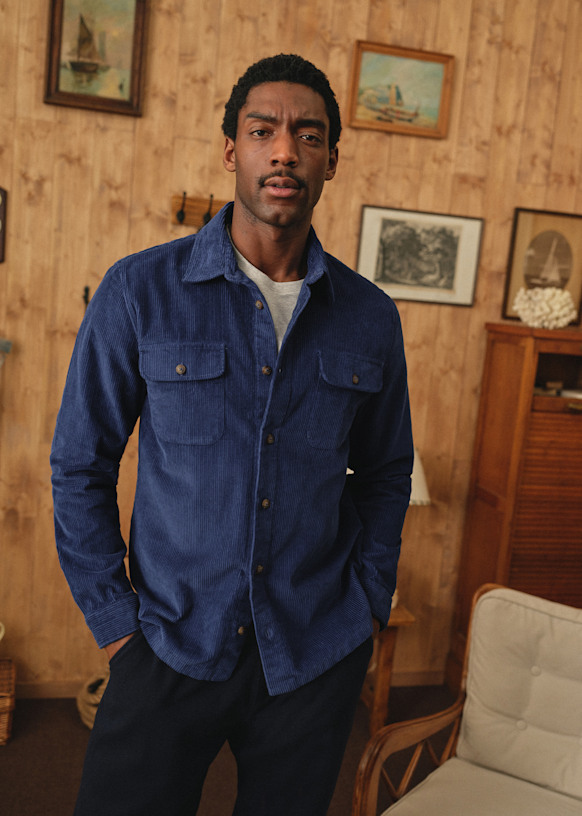 Daris Overshirt - Blue - Organic cotton - organic textile - Octobre ...