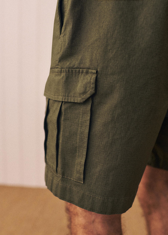 Yaden Short - Olive Green - Organic cotton - organic textile - Octobre ...
