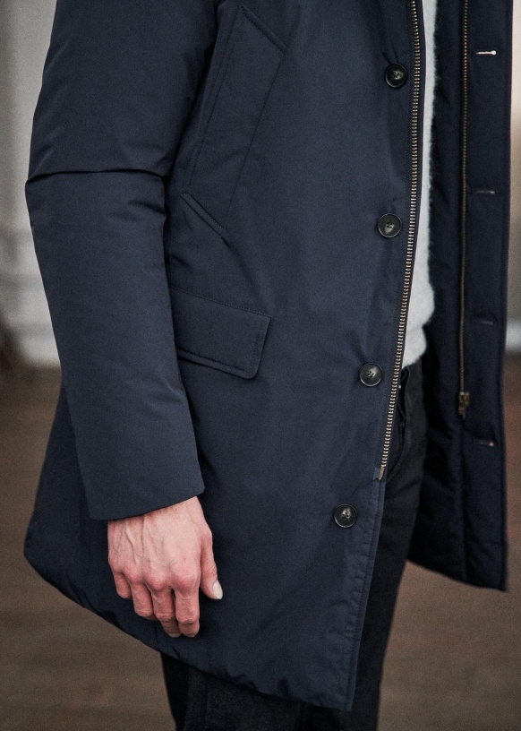 Bart Parka - Navy - Polyester - Octobre Éditions