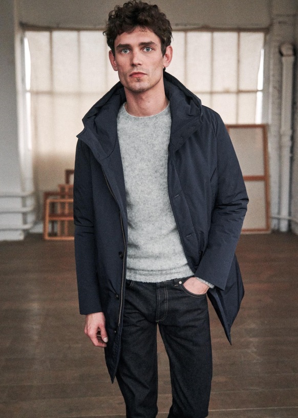 Bart Parka - Navy - Polyester - Octobre Éditions