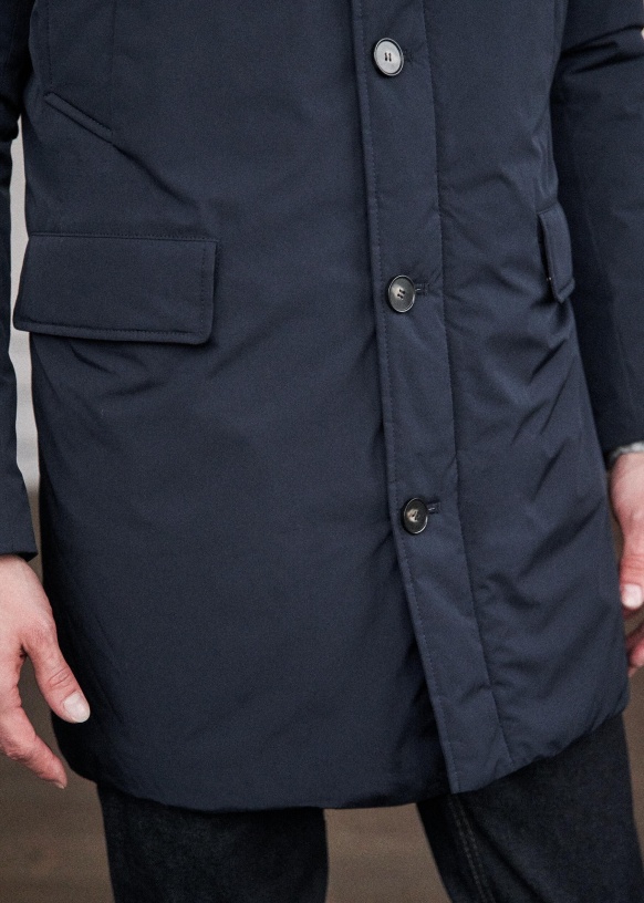 Bart Parka - Navy - Polyester - Octobre Éditions