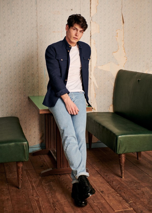 Kay Jeans - Bleached blue - Cotton - Octobre Éditions