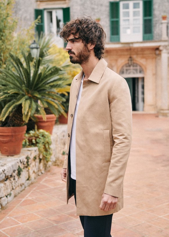 Conradコート - ベージュ - コットン - Sézane