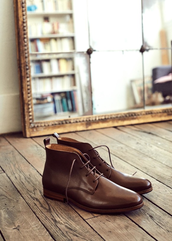 Chukka John Boots - Camel Traditional Leather - Bovine leather ...