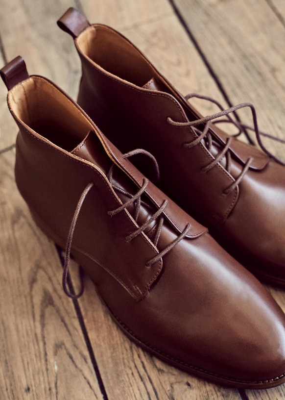 Chukka John Boots - Camel Traditional Leather - Bovine leather - Sézane