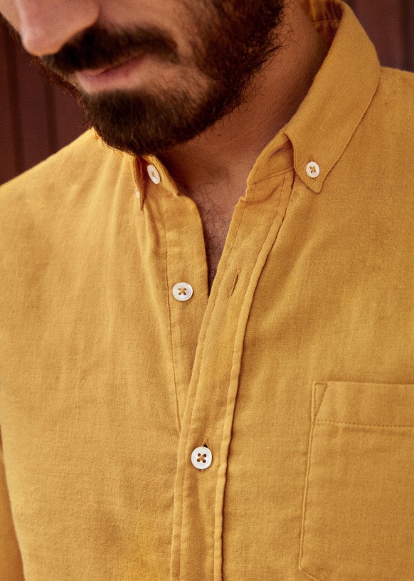 Luke Shirt - Salmon - Cotton - Sézane