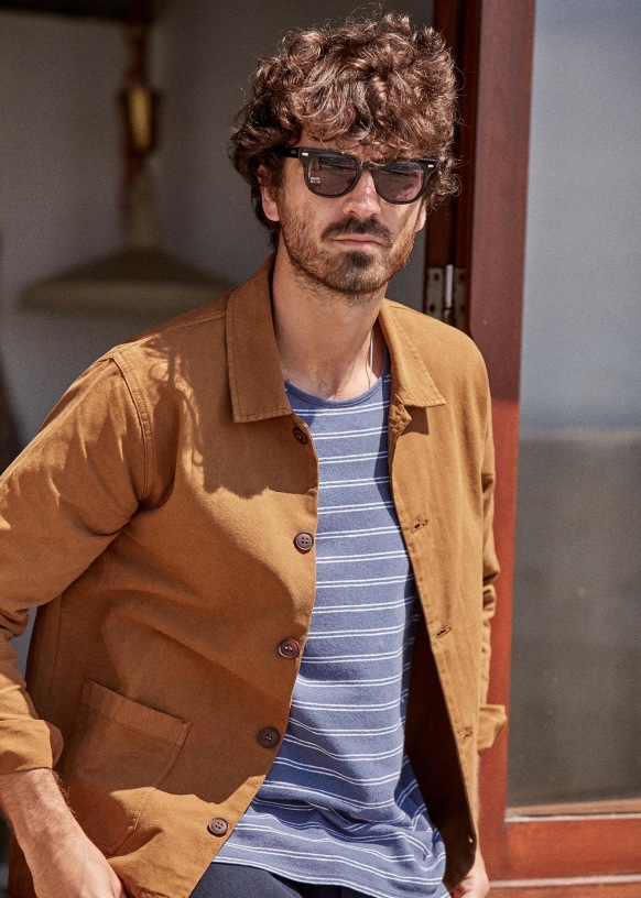 Tim Jacket - Mustard - Cotton - Sézane