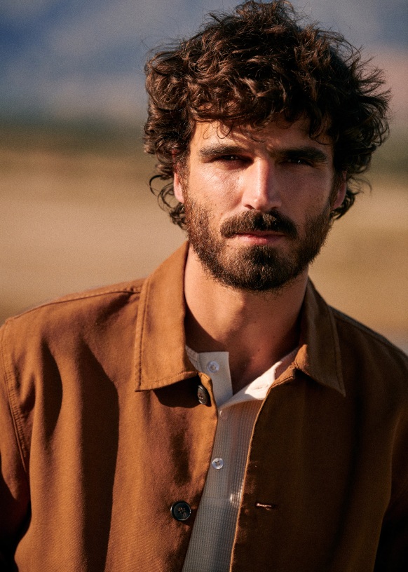 Tim Jacket - Vintage Blue - Organic Cotton - Sézane