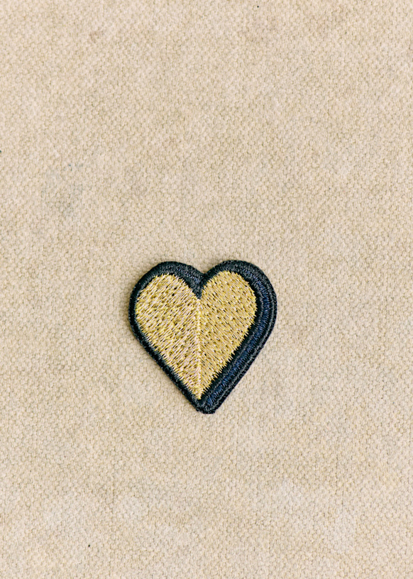 Emblem Symbol - Red heart - Polyester - Sézane