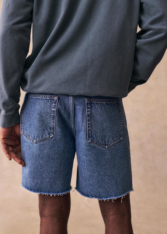 Ezra Shorts - Vintage Blue - Organic cotton - organic textile - Octobre ...